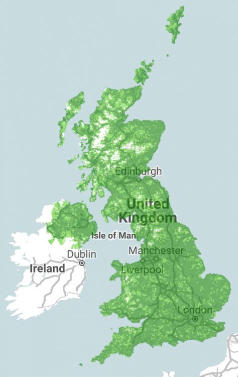 Sky Mobile Coverage Map: 4G & 5G Coverage Using O2's Network