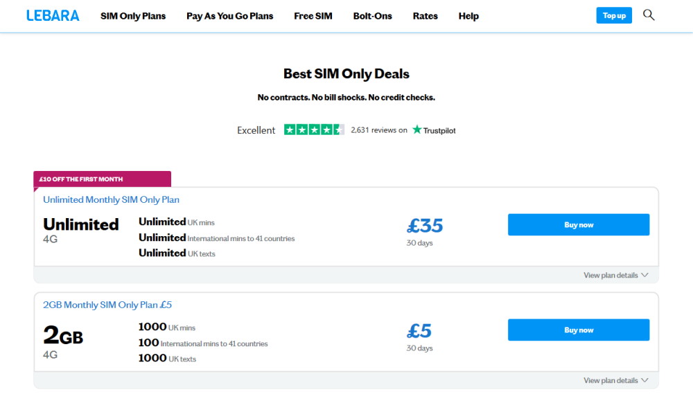 £5 SIM Only Deals: Best Mobile SIM Cards For £5/Month Or Less