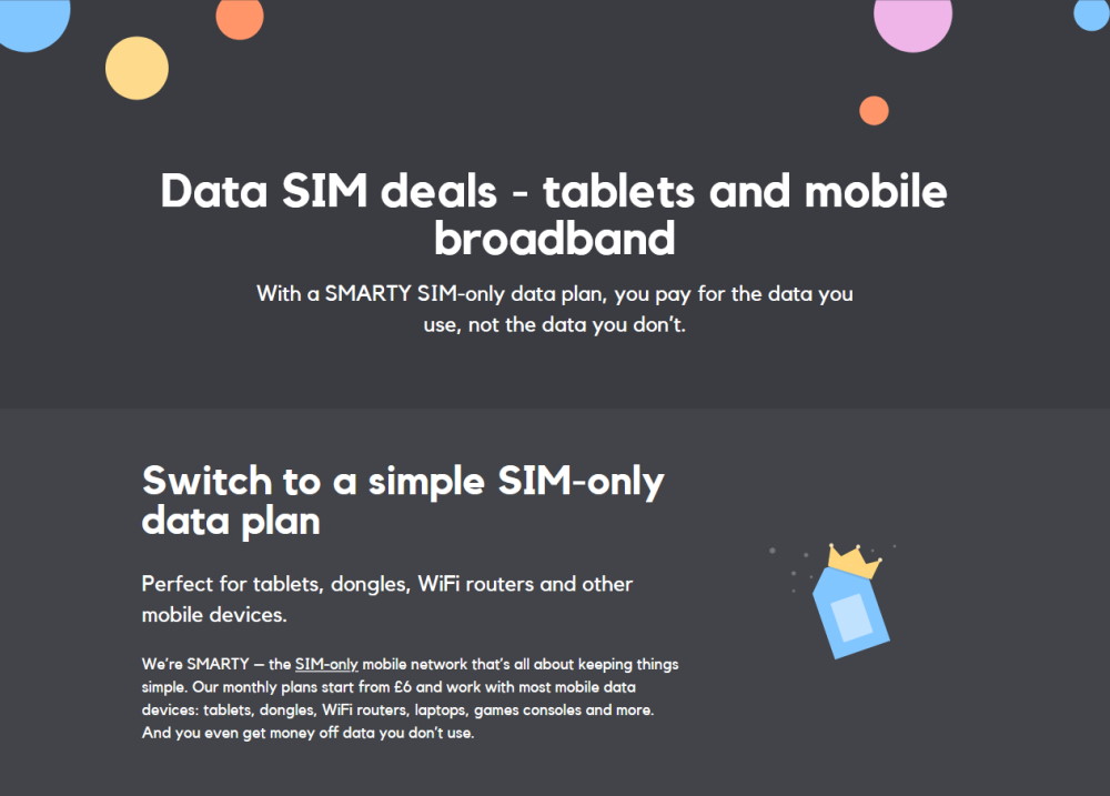 SMARTY Unlimited Data SIM: £16/Month Deal (February 2025)