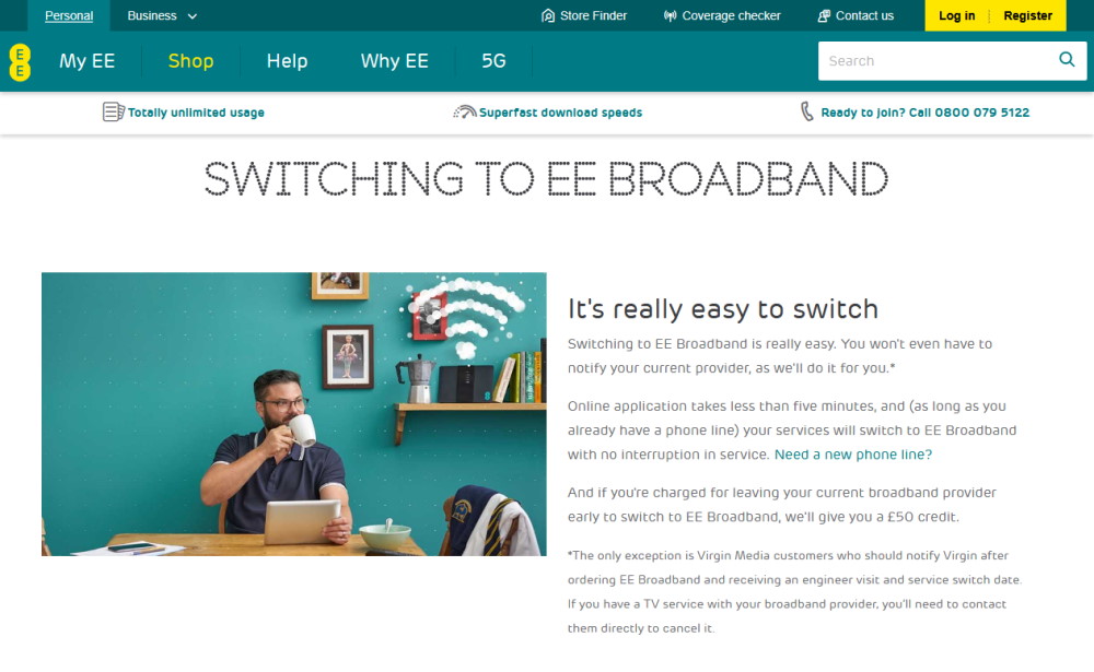 EE Broadband Without Landline: How Does It Work & No Landline Deals EE Broadband Without Landline: How Does It Work & No Landline Deals