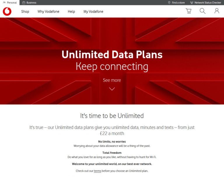 Unlimited Data Plans on UK Networks: Best Unlimited Data SIMs