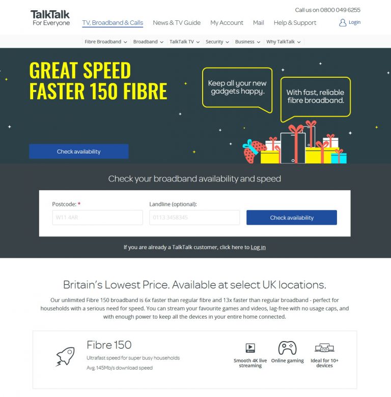 TalkTalk Fibre 150 & 500: Full Fibre Broadband From £32/Month Reviewed