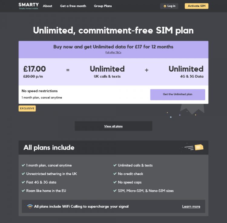 Smarty Mobile SIM Review: 3GB for £5, 30GB for £10 & Unlimited for £17