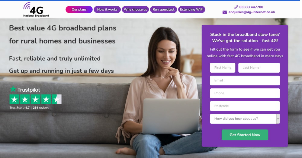 4G Home Broadband Deals: Broadband With No Phone Line
