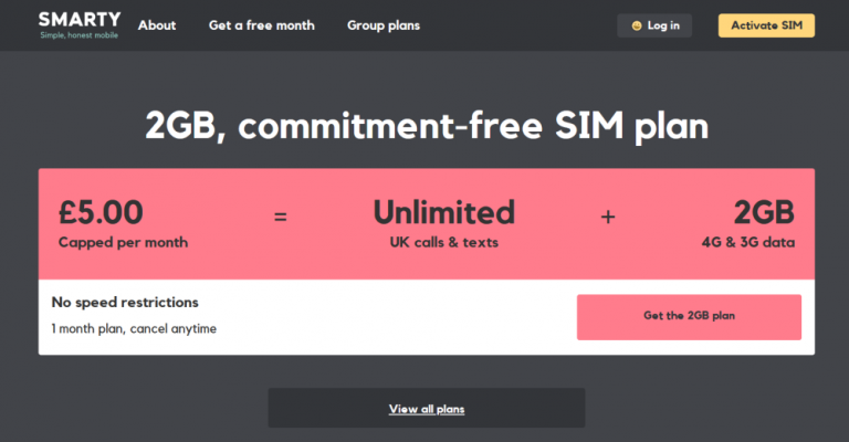 Smarty Mobile SIM Review: 2GB for £5, 12GB for £7 & Unlimited for £16