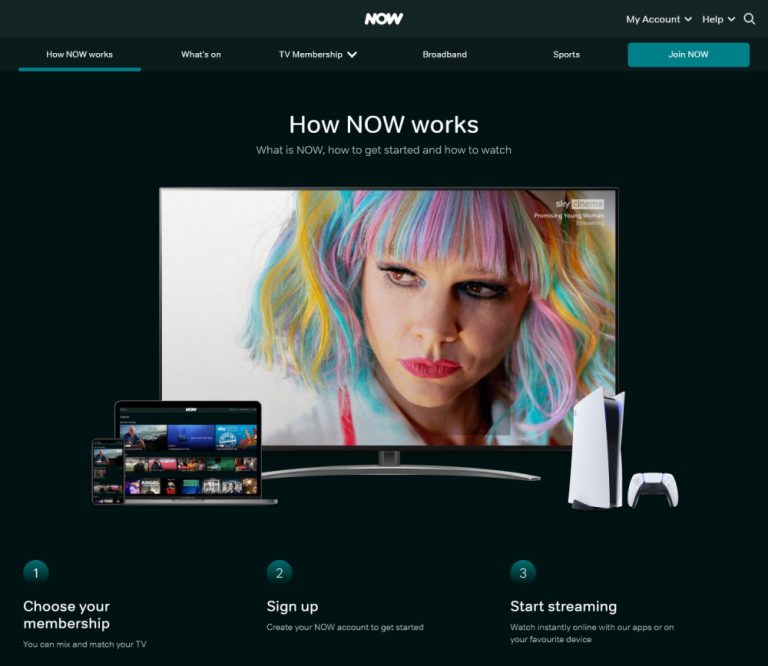 NOW TV Channels: Entertainment, Cinema & Sports Membership