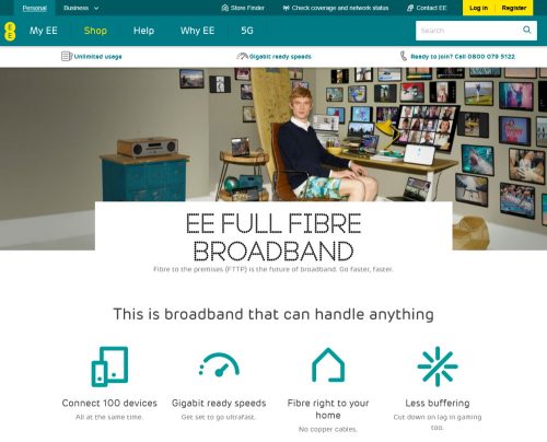 EE Full Fibre Review: Fibre Max 100, 500 & 900 FTTP Broadband Plans