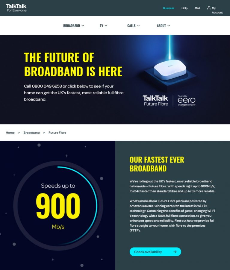 TalkTalk Full Fibre Review: Fibre 150, 500 & 900 Plans With Eero 6 Router