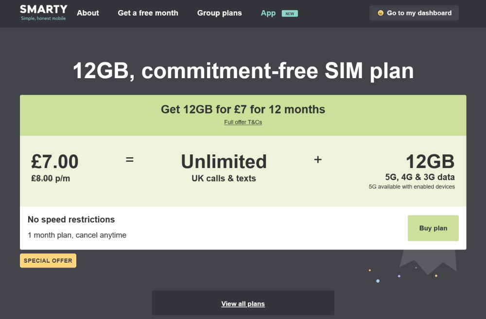 Smarty Mobile SIM Review: 2GB for £5, 12GB for £7 & Unlimited for £16