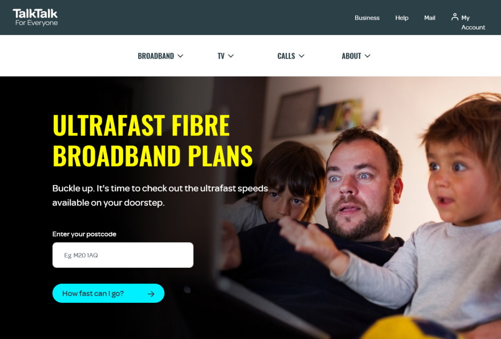 TalkTalk Fibre 35, Fibre 65 & Ultrafast Broadband Plans Compared