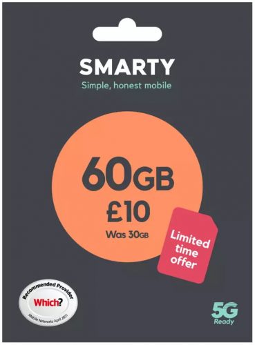 Smarty Mobile SIM Review: 4GB for £5, 12GB for £7 & Unlimited for £16