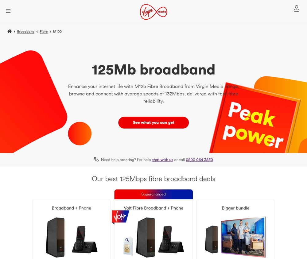 Virgin Media M125 Fibre Broadband Review: 132Mb Avg Download Speed