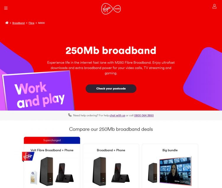 Virgin Media M250 Fibre Broadband Review: 264Mb Avg Download Speed