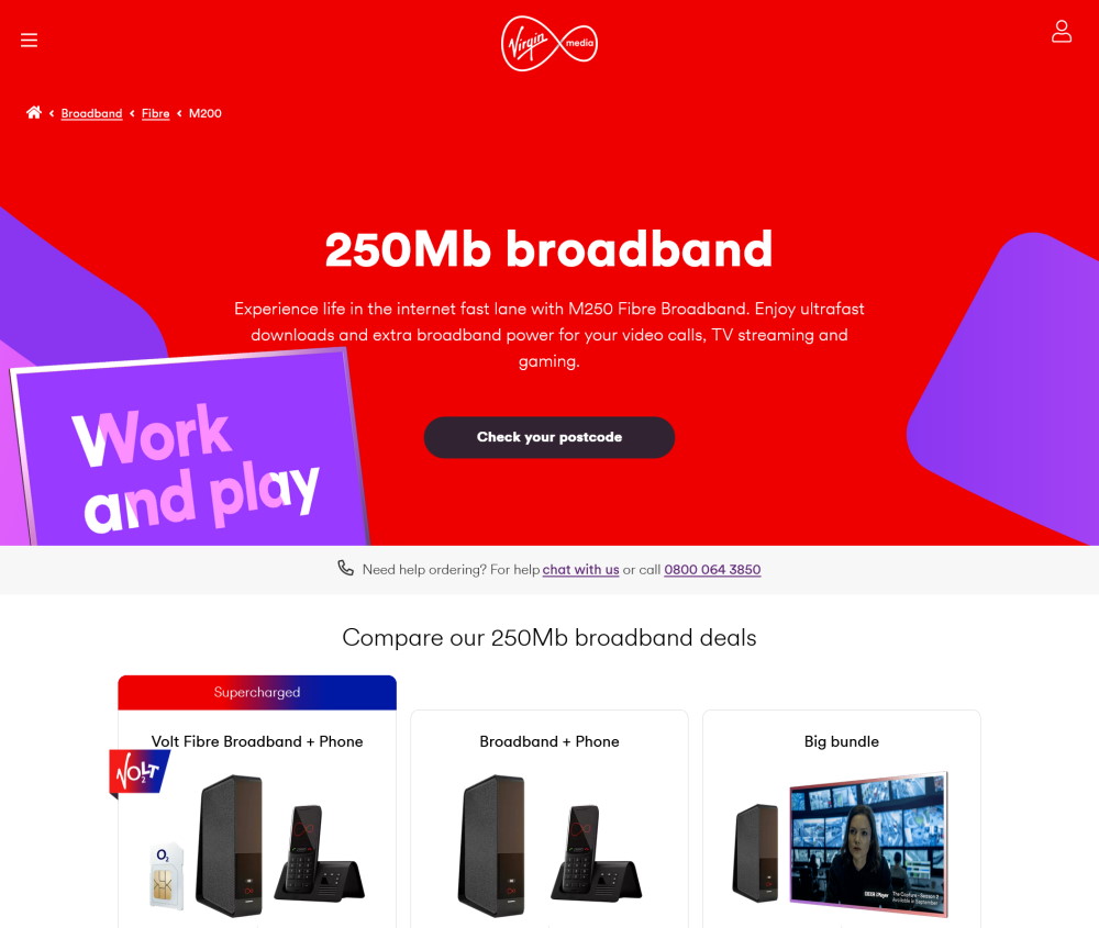 Virgin Media M250 Fibre Broadband Review: 264Mb Avg Download Speed