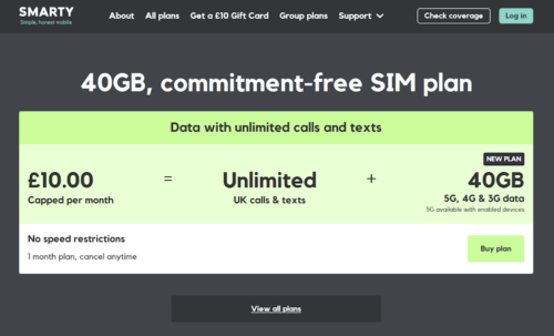 Smarty Mobile SIM Review: 5GB for £5, 16GB for £4 & Unltd £15