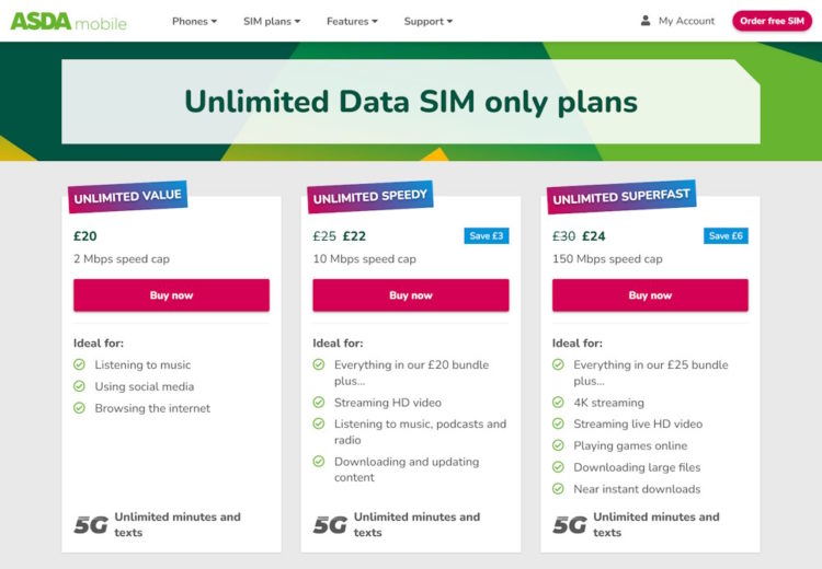 ASDA Mobile Review: PAYG Bundles With Vodafone Coverage