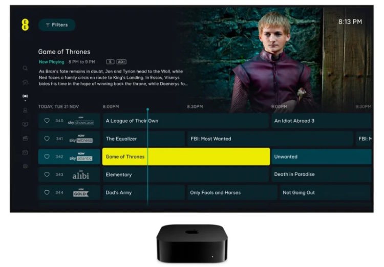 EE TV Boxes: EE TV Box Pro, Apple TV 4K & EE TV Box Mini