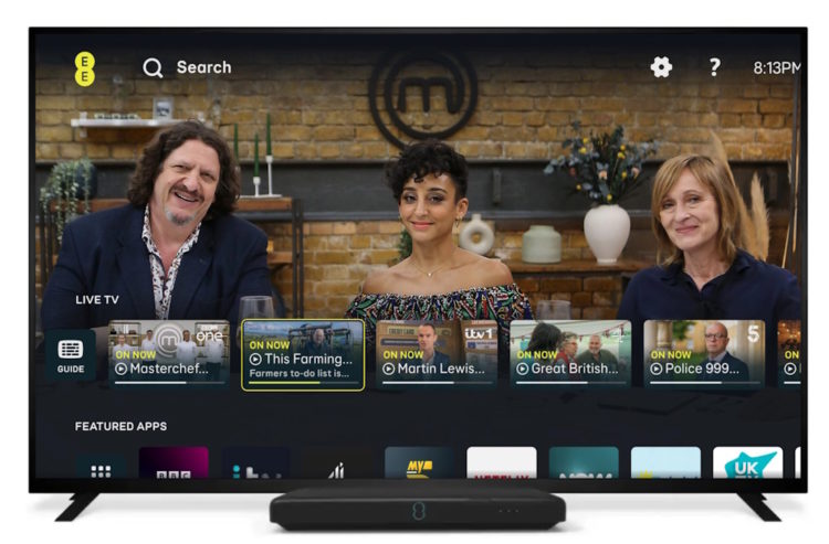 EE TV Channels: Entertainment, Big Entertainment, Sport & Big Sport