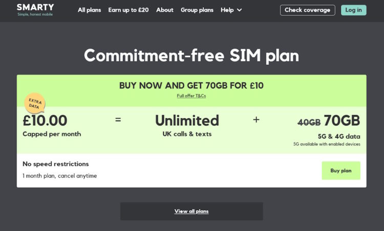 SMARTY Mobile Coverage: 4G & 5G Coverage Map, 5G Ready Plans