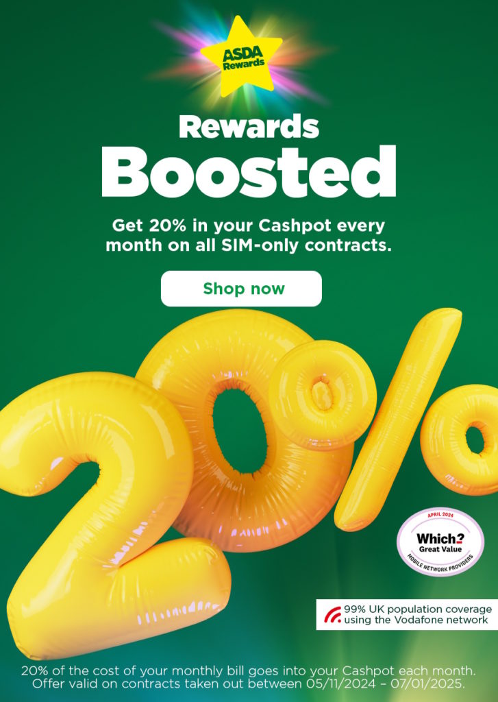 ASDA Mobile Review: SIM Only From £5.99 With Vodafone Coverage