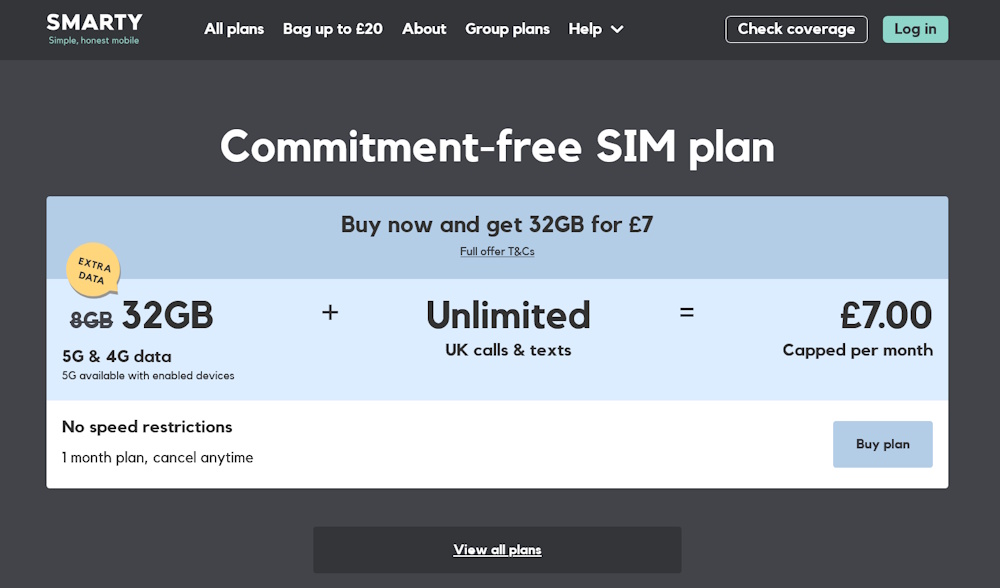 Smarty Mobile SIM Review: 32GB for £7 & 80GB Data for £8