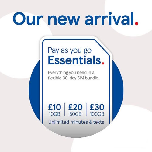 Tesco Mobile Pay As You Go Essentials: 30 Day Plans, No Credit Check